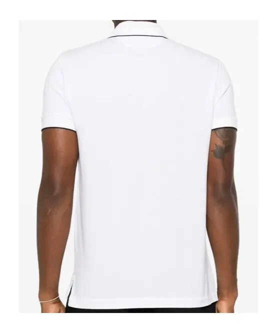 TOM FORD Tipping-detail Short-sleeve Polo Shirt