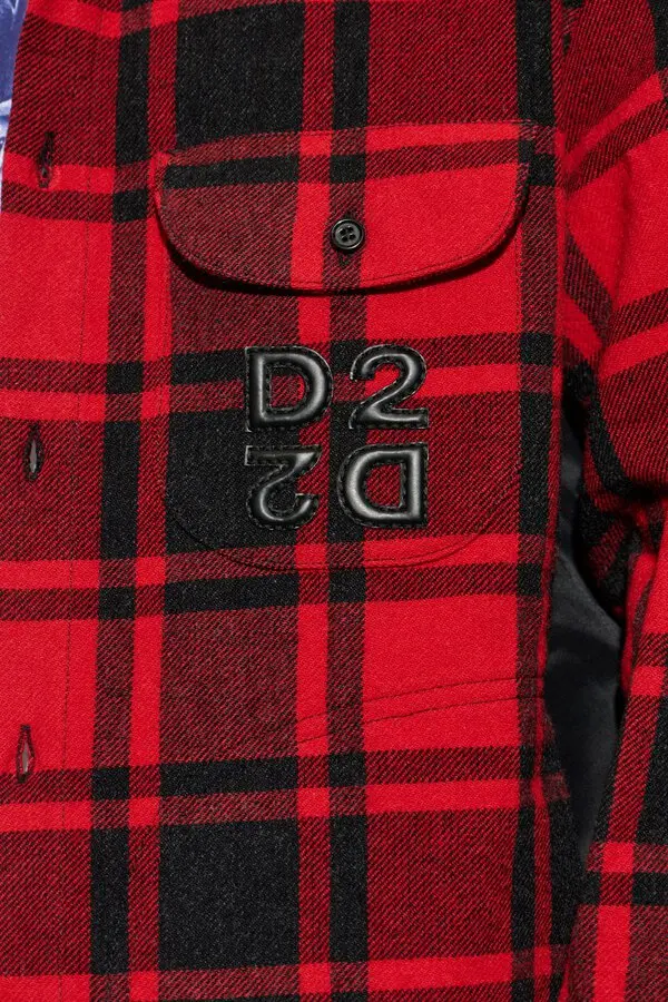 Dsquared2 Collared Long-sleeved Shirt
