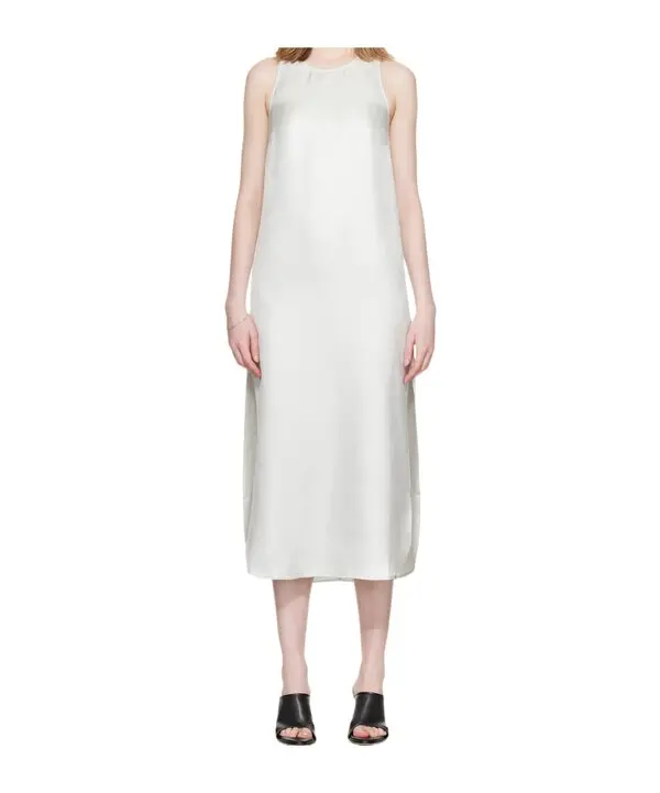Loulou De Saison Paloma Twisted Back Midi Dress - Mist