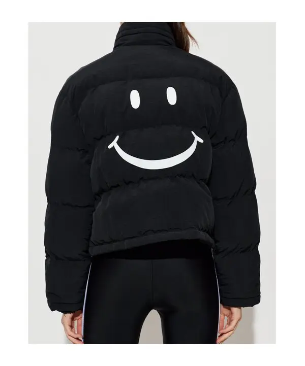 Moschino Padded Long Sleeve Jacket With Stand-up Collar