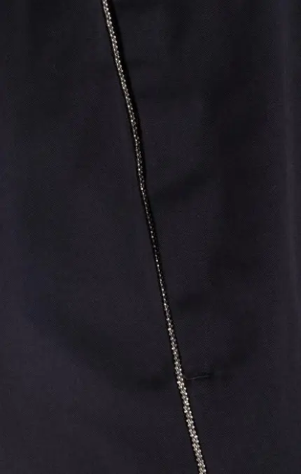 Peserico Monili Chain Detail Trousers - Black