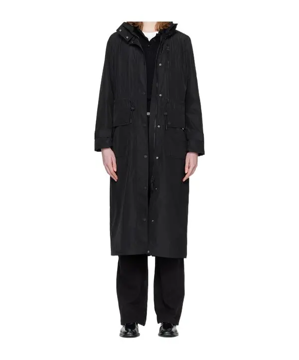 Mackage Magdalena Maxi-length Raincoat - Black