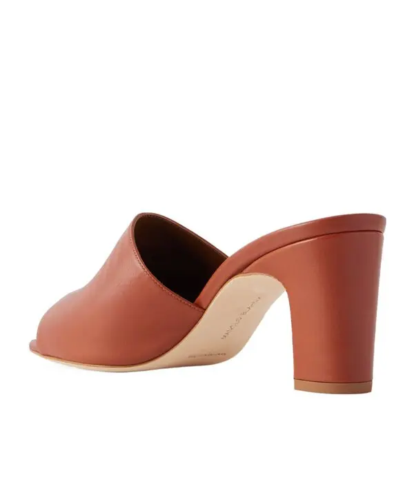 Manolo Blahnik Leather Mules