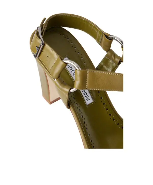 Manolo Blahnik T-strap High-heel Sandals
