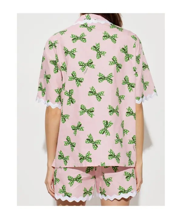 Moschino Collared Short-sleeved Shirt