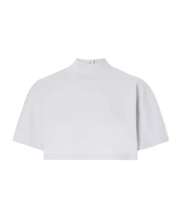 Alaïa Mock-neck Cropped Top - No