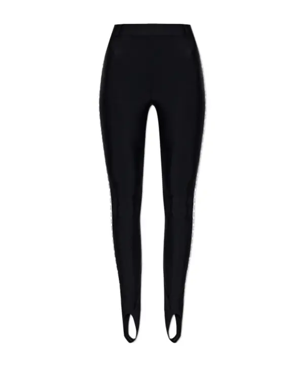 Moschino Elastic Waist Leggings - Black