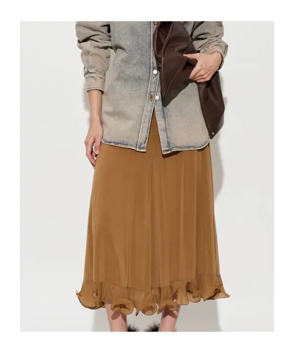 Moschino Pleated Midi Skirt