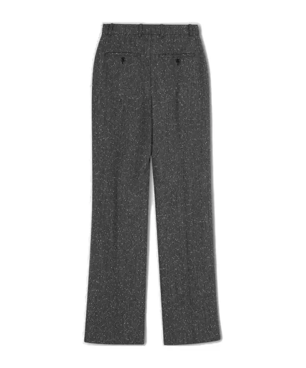 Alexander McQueen Wide-leg Glittered Pants
