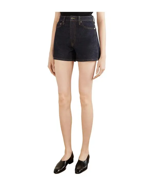 Khaite Straight-leg Denim Shorts