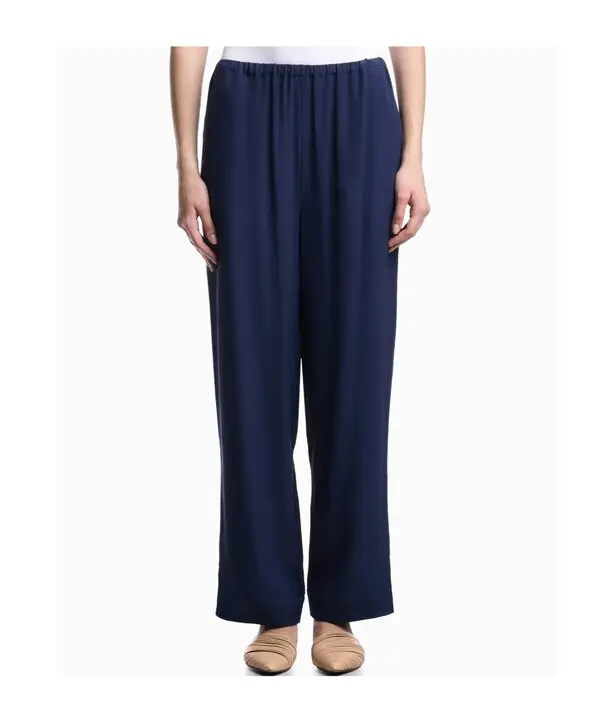 Emporio Armani Elastic Waist Wide-leg Pants
