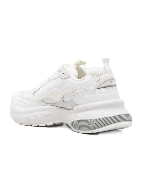 Emporio Armani Leather Detail Sneakers