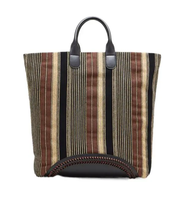 Emporio Armani Striped-pattern Tote Bag