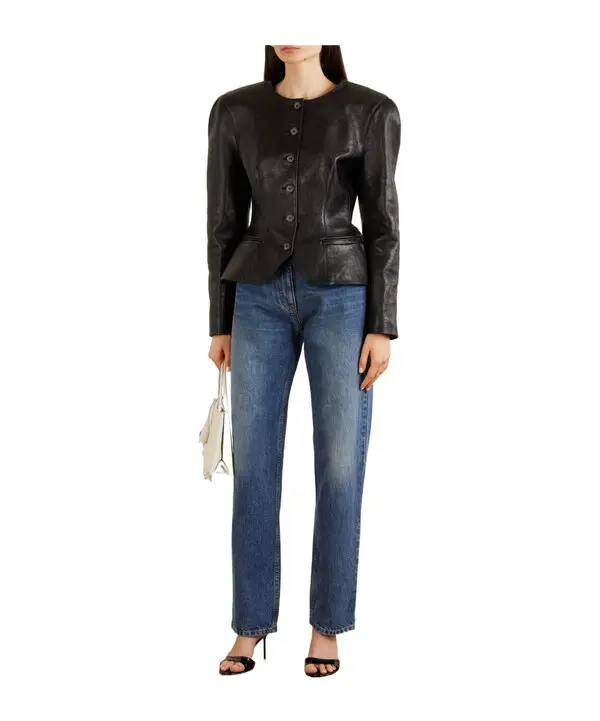 Magda Butrym High-rise Straight-leg Boyfriend Jeans