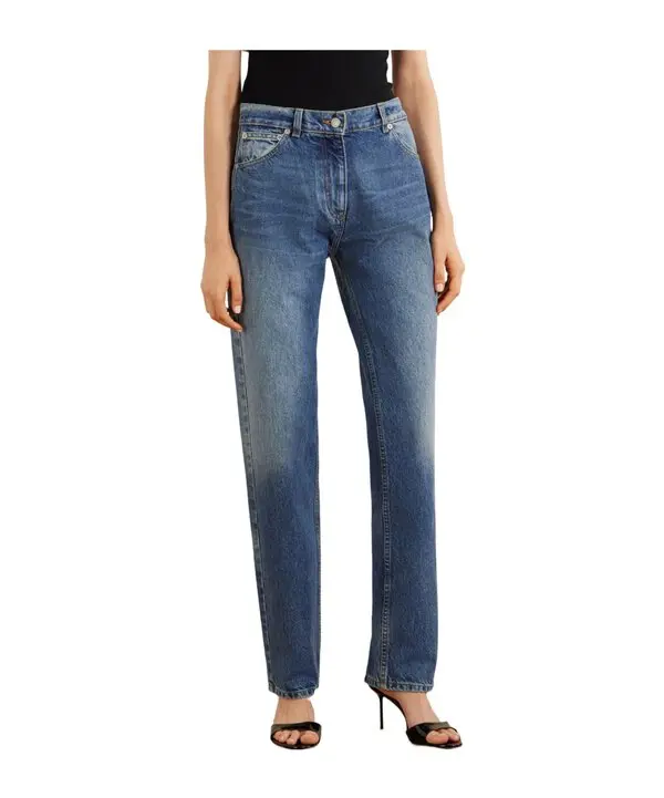 Magda Butrym High-rise Straight-leg Boyfriend Jeans