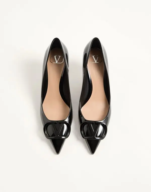 Valentino Garavani Vlogo Signature Patent Leather Pumps