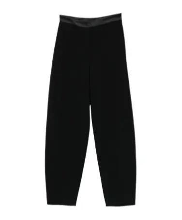 Emporio Armani Tapered-leg Trousers - Black