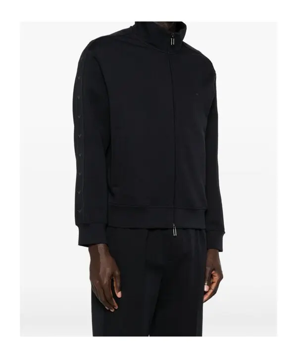 Emporio Armani Logo Tape Zip Sweatshirt
