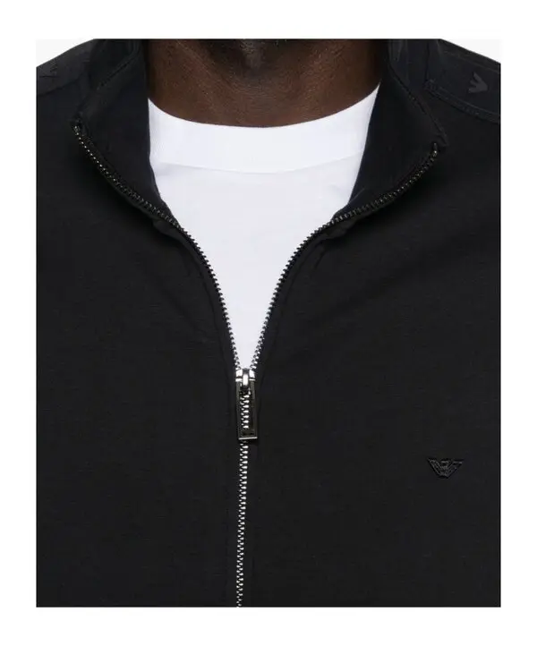 Emporio Armani Logo Tape Zip Sweatshirt