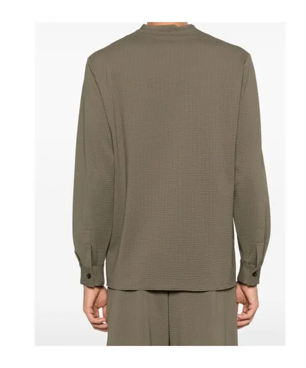 Emporio Armani V-necked Shirt - Gray