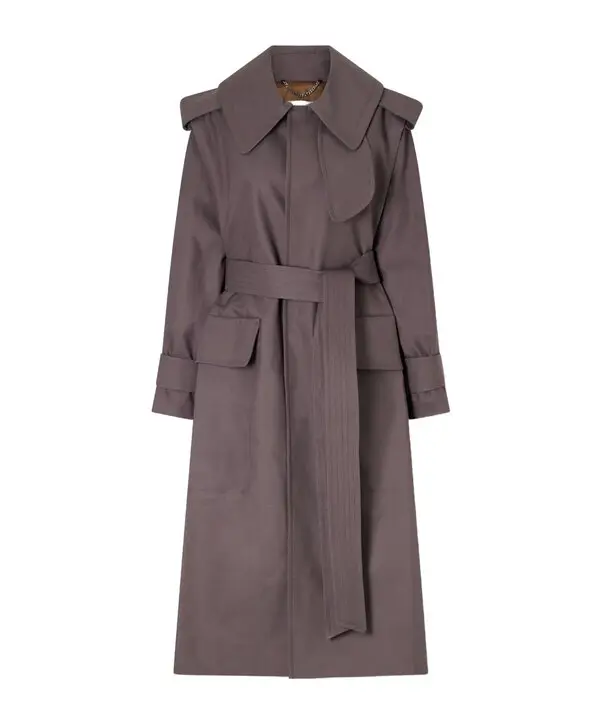 Victoria Beckham Long Belted Trench Coat