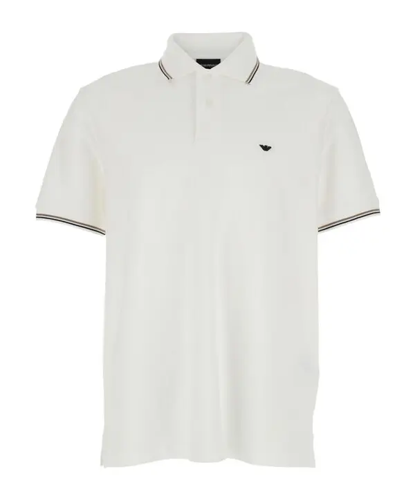 Emporio Armani Button Detailed Short-sleeved Polo Shirt - No