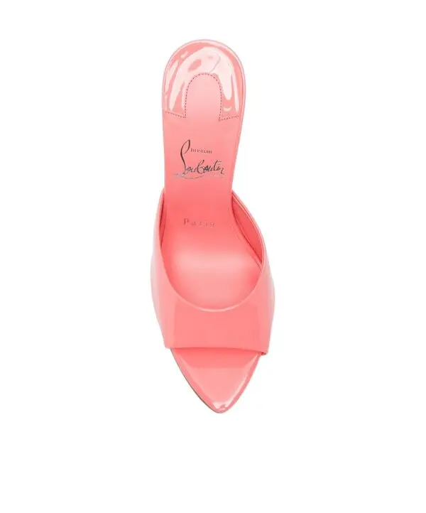 CHRISTIAN LOUBOUTIN Patent Leather Open-toe Sandals