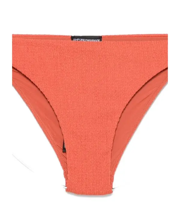 Emporio Armani Halterneck Crinkled Bikini