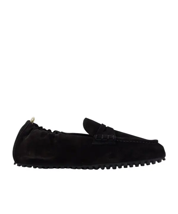Officine Creative Travis Suede Loafers - Black