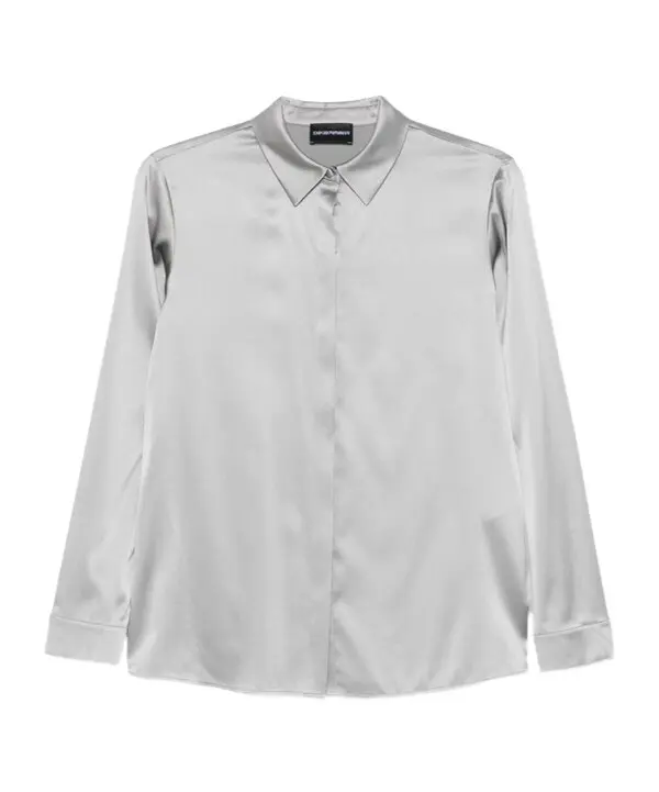 Emporio Armani Long-sleeve Shirt - Grey