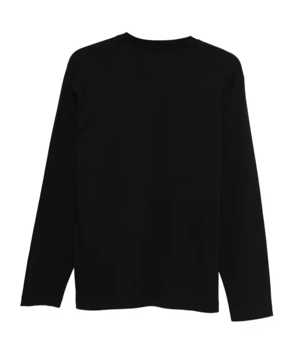 Emporio Armani Logo Long Sleeve T-shirt - Black