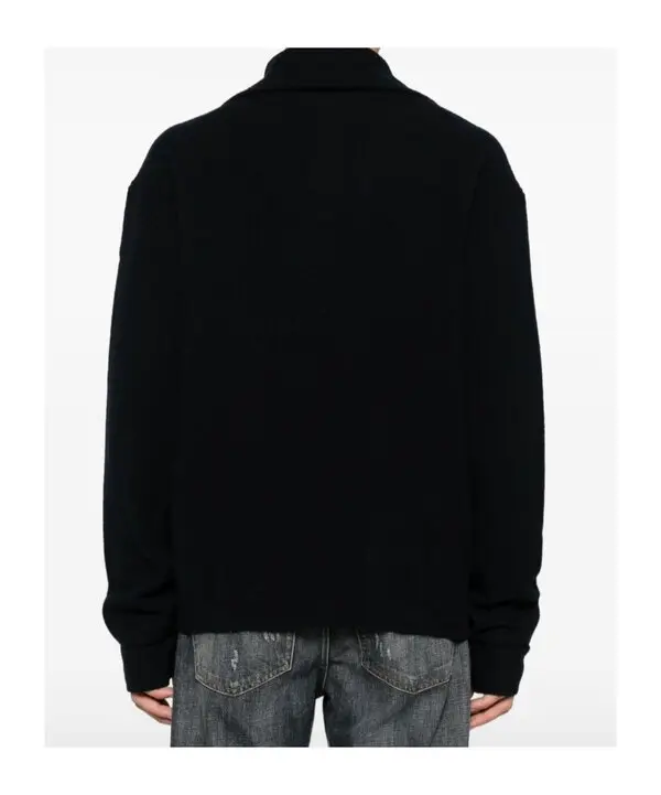 Emporio Armani Half-zip Wool Sweater