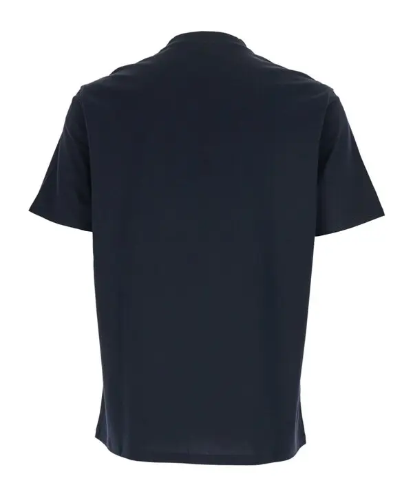 Emporio Armani Logo Embossed Crewneck T-shirt