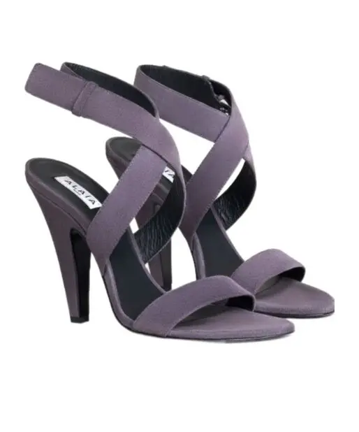 Alaïa Cone Sandals In Suede