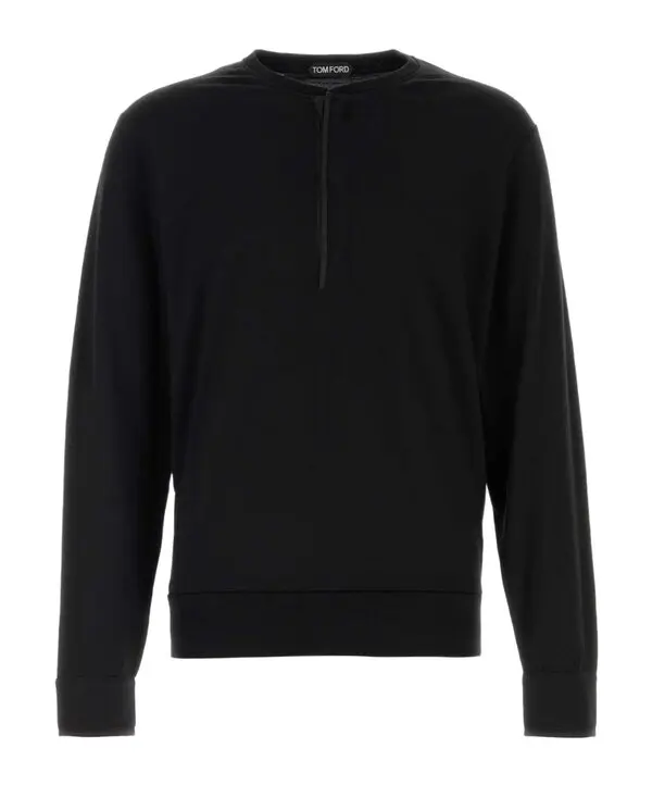 TOM FORD Long Sleeve Crew Neck Sweater - No