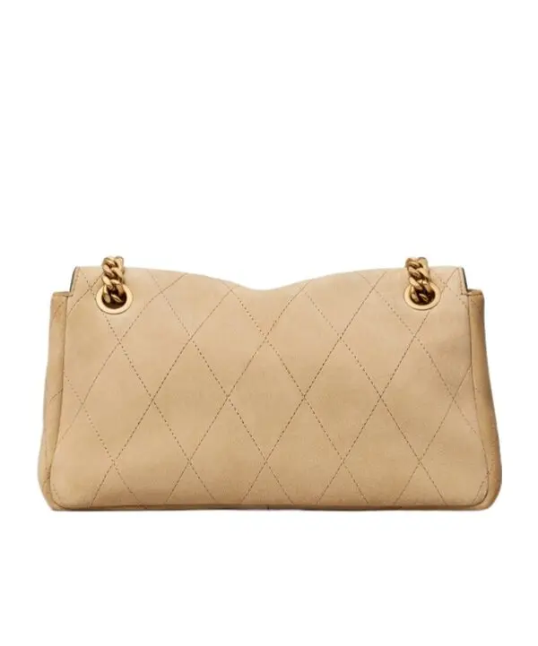 Tory Burch Small Quilted Shoulder Bag - Limestone