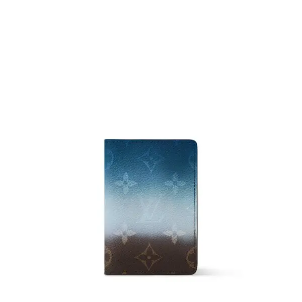 LOUIS VUITTON Monogram Heritage Pocket Organizer - Blue