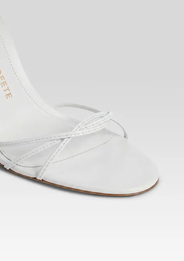 Retrofete Lucia Strappy High Heel Sandals - White