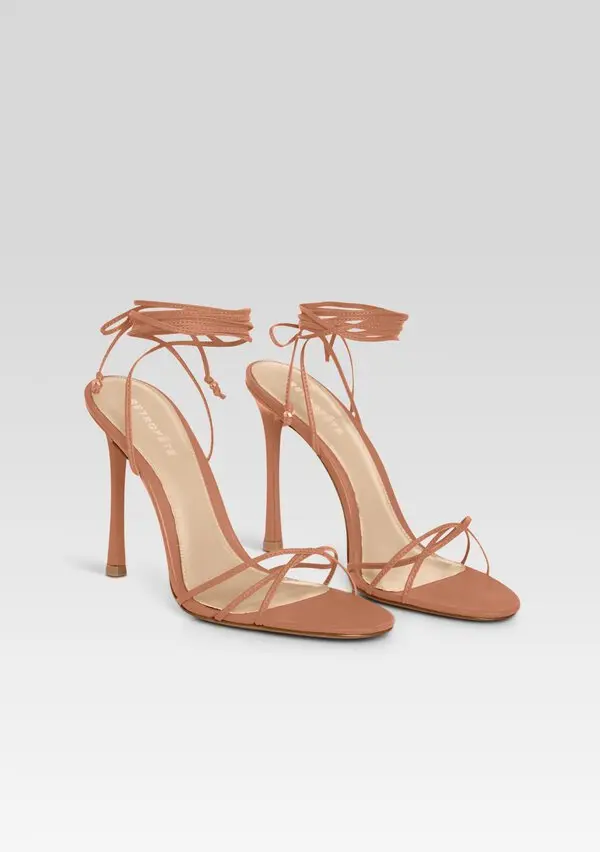 Retrofete Lucia Strappy High Heel Sandals - Nude