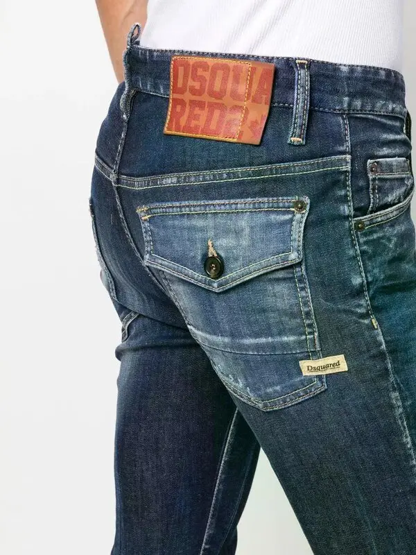Dsquared2 Distressed Slim-fit Jeans