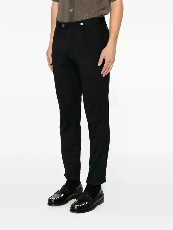MYTHS Pleated Turn-up Trousers