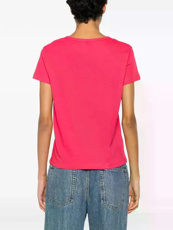 BLAUER. Logo Print Cotton T-shirt