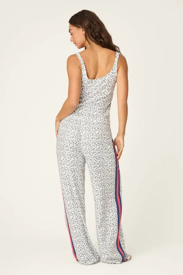 PJ Salvage Cat's Meow Big Stretch Long Pajama Set