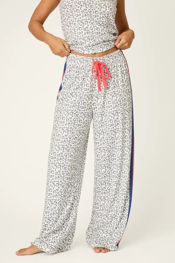 PJ Salvage Cat's Meow Big Stretch Pajama Pants - Multi
