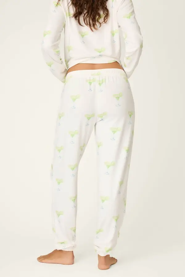 PJ Salvage Margarita Print Jogger Pants