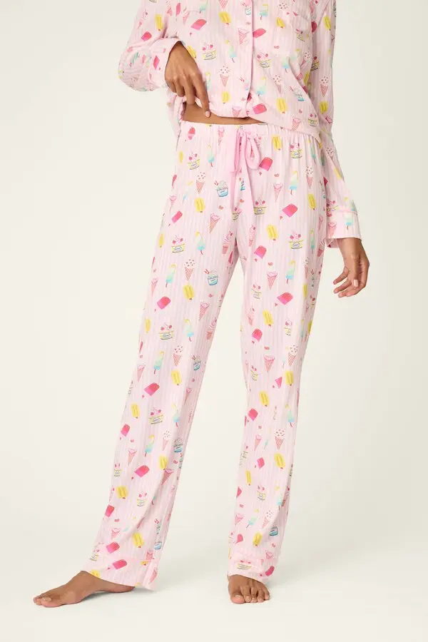 PJ Salvage Super-soft Cotton Playful Prints Sugar Rush Pajama Pants - Multi