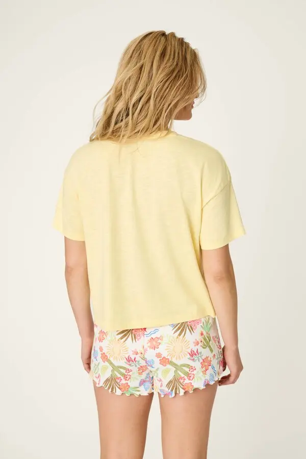 PJ Salvage Softee "feelin' Prickly" Graphic Print T-shirt