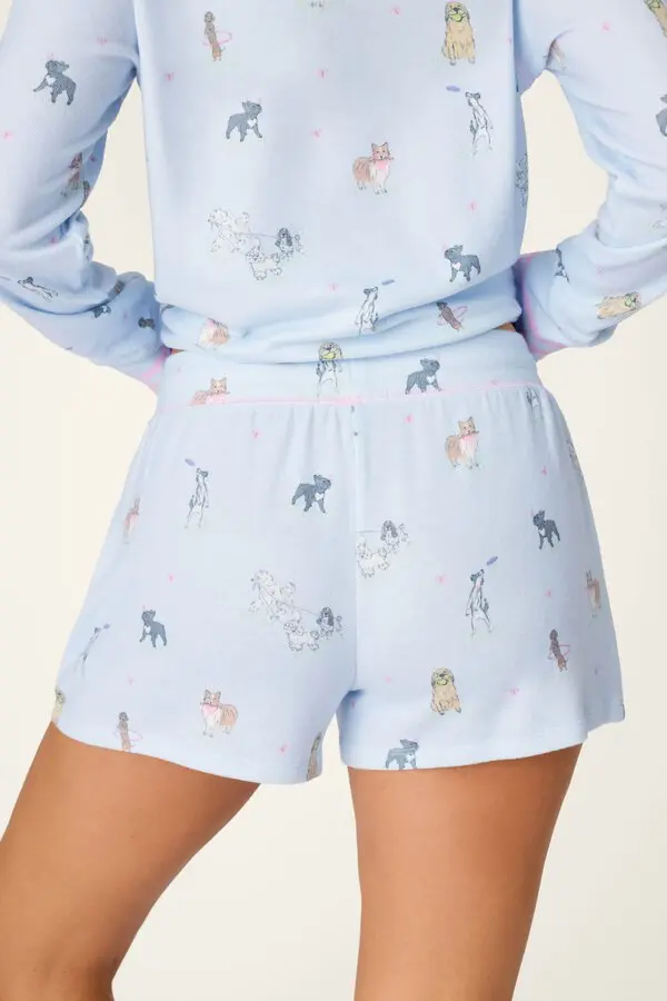 PJ Salvage Bark Park Fetch & Frolic Sleep Shorts