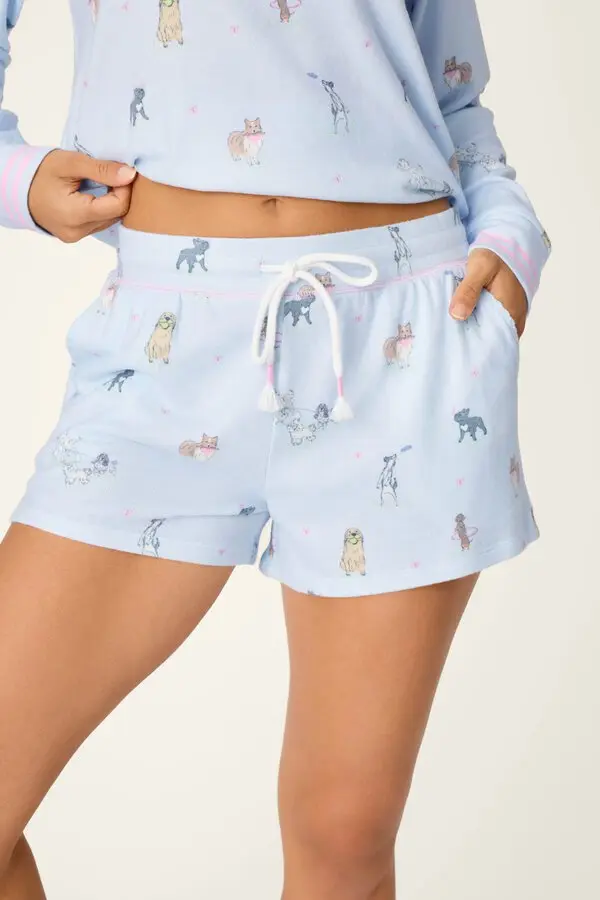 PJ Salvage Bark Park Fetch & Frolic Sleep Shorts