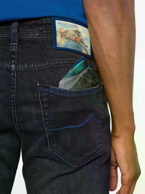Jacob Cohen Nick Mid-rise Slim-fit Jeans